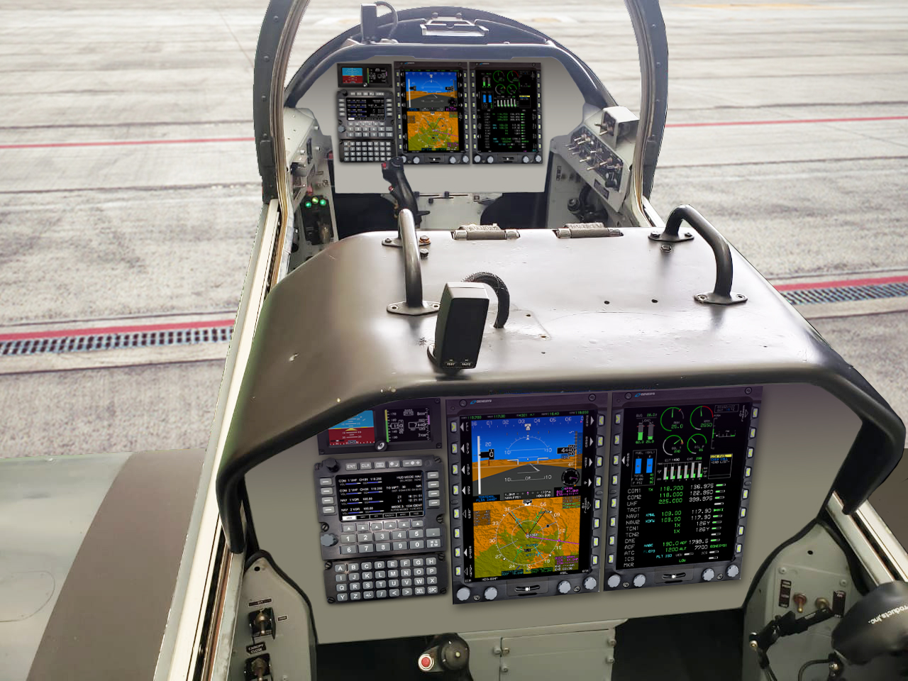 Genesys Glass Cockpit Takes Flight for Pilatus PC-7, Beechcraft T-6A ...